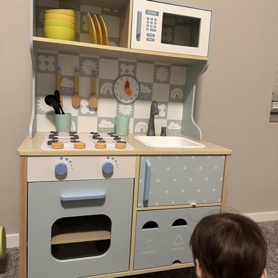 Play Kitchen - 41pc - Gigglescape™: Kids Toy Kitchen Playset, Toddler ...