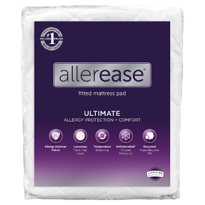 Twin Ultimate Protection And Comfort Allergy Protection Mattress Pad - Allerease : Target