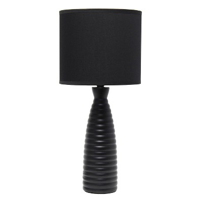 Two-tone Basics Table Lamp Black - Simple Designs : Target