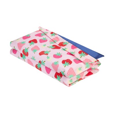 Wildkin Kids Vinyl Rest Mat Cover (strawberry Patch) : Target