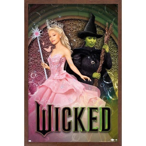 Trends International Wicked - Elphaba And Glinda Upland Framed Wall ...