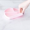 Bumkins Grip Dish Dining Plate - Pink : Target