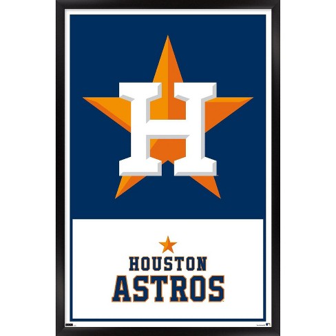 Trends International Mlb Houston Astros - Logo 22 Framed Wall Poster ...