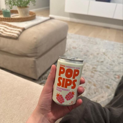 Pop Sips Raspberry Rose Hard Soda - 4pk/7.5 Fl Oz Cans : Target
