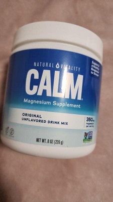 Natural Vitality Calm Magnesium Powder Supplement For Stress Relief ...