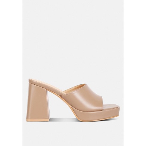 Flexes Flared Block Heel Sandals : Target