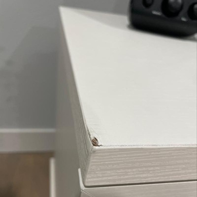 Storage Tv Stand For Tvs Up To 75" Weathered Pine - Threshold™ : Target