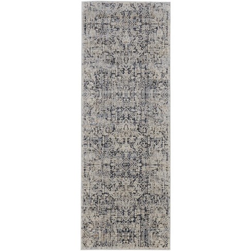 Kaia Transitional Distressed Ivory/gray/taupe Area Rug : Target