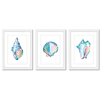 23" X 28" Embellished Gestural Contour I By Ethan Harper Framed Canvas ...