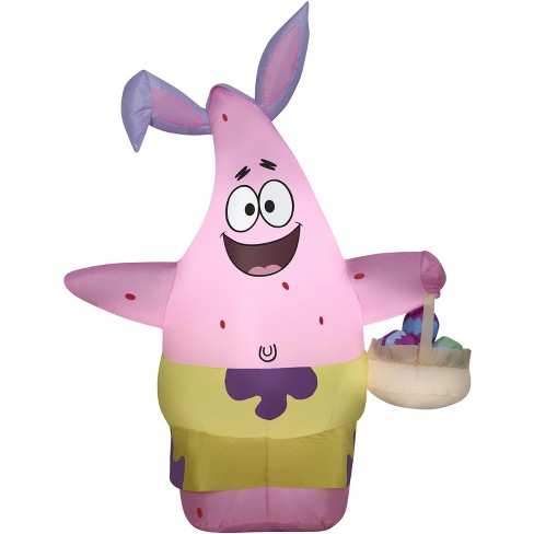 Gemmy Airblown Inflatable Patrick In Easter Outfit Sm, 4 Ft Tall, Pink ...