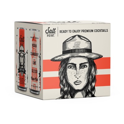 Salt Point Cape Cod Canned Cocktail - 4pk/12 Fl Oz Cans : Target