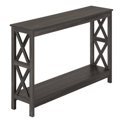 H Frame Console Table Wood Look Gray/black - Everyroom : Target