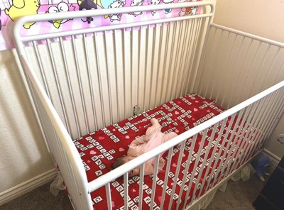 Delta Children Hayden 5-in-1 Convertible Metal Crib - Matte Black : Target