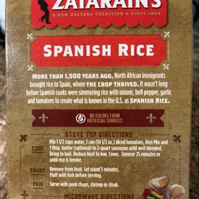 Zatarain's New Orleans Style Spanish Rice Mix - 6.9oz : Target