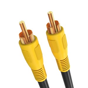 Cmple - RCA Subwoofer Cable 6ft, Digital Coaxial Audio Video Cord, Male ...
