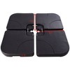 Costway 20'' Patio Offset Umbrella Base Stand Water Filled Base Weights ...