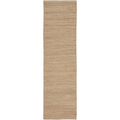 Nourison Hand Woven Natural Jute Rug Natural 2'3" X 8' : Target