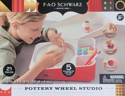 Fao Schwarz pottery Wheel Studio All-in-one Sculpting Workstation : Target