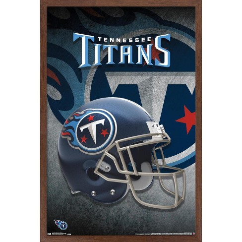 Trends International Nfl Tennessee Titans - Helmet 18 Framed Wall ...