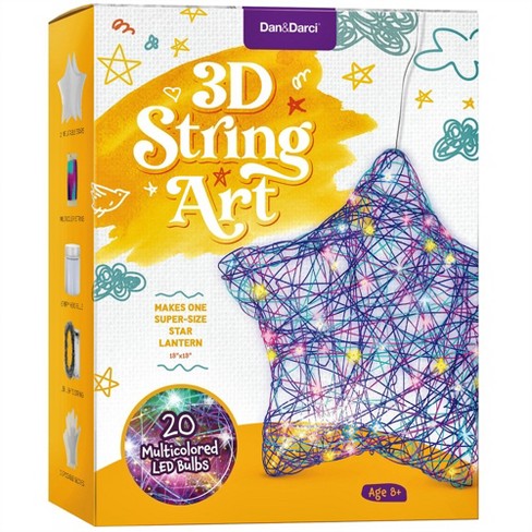 Dan&darci 3d String Art Kit – Make Your Own Super-size Star Lantern ...