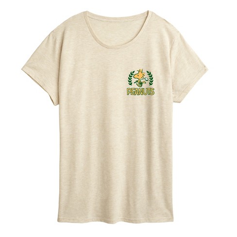 Women's - Peanuts - Country Club Snoopy And Woodsocks Short Sleeve ...