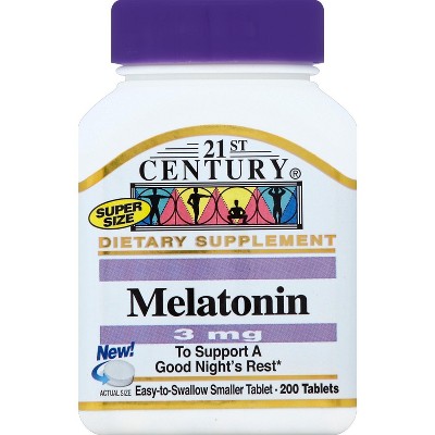 21st Century Melatonin 200 ea : Target