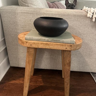 Woodland Carved Wood Accent Table Brown - Threshold™ : Target