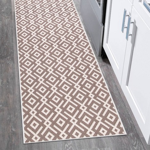 Sussexhome Indoor Non Skid Cotton Washable Kitchen Runner Rug - 20" X ...