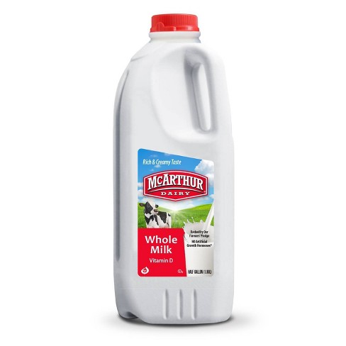 Mcarthur Dairy Whole Milk - 0.5gal : Target