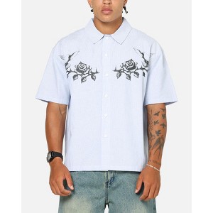 Saint Morta Mens Holy Ghost Button Up Shirt : Target