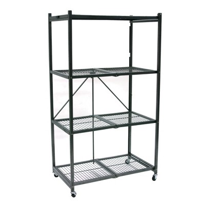 Origami 4 Tier Folding Storage Unit, 60" H Multipurpose 250 Lbs ...