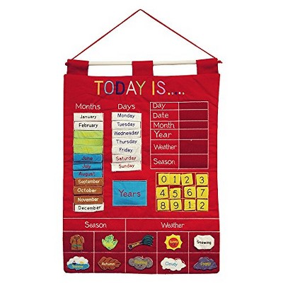 The Peanutshell Preschool Educational Wall Calendar - 53 Fabric Pieces ...