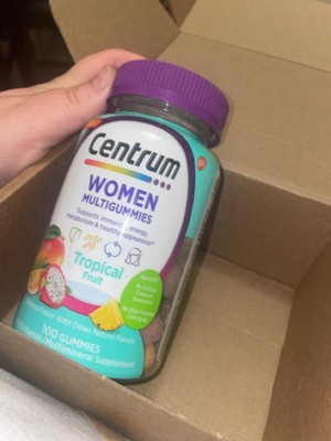 Centrum Women's Multivitamin Gummies - Tropical Fruit - 100ct : Target