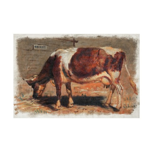 Trademark Fine Art - Samuel Colman Colman Color Study Of Cows I Canvas ...