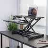 Mount-it! Height Adjustable Standing Desk Converter, Compact 30 Wide ...