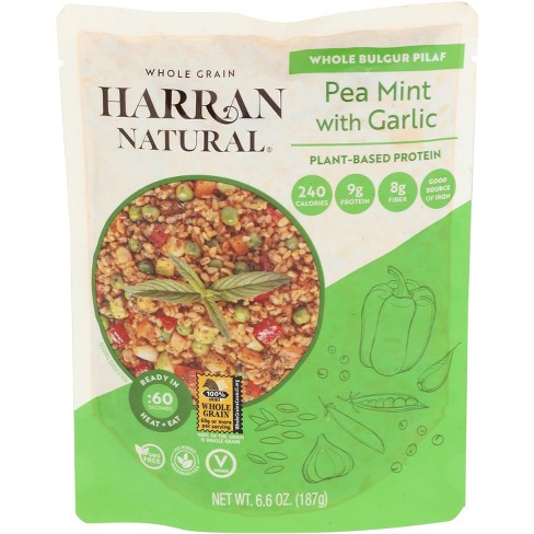 Harran Natural Whole Grain Organic Pea Mint With Garlic Bulgur Wheat ...