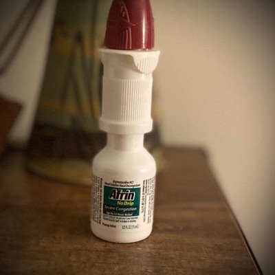 Afrin Nasal Spray No Drip Severe Congestion Relief : Target