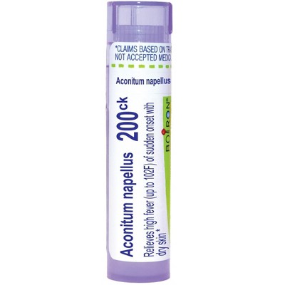 Aconitum Napellus 200ck By Boiron Homeopathic Single Medicine For Cough ...