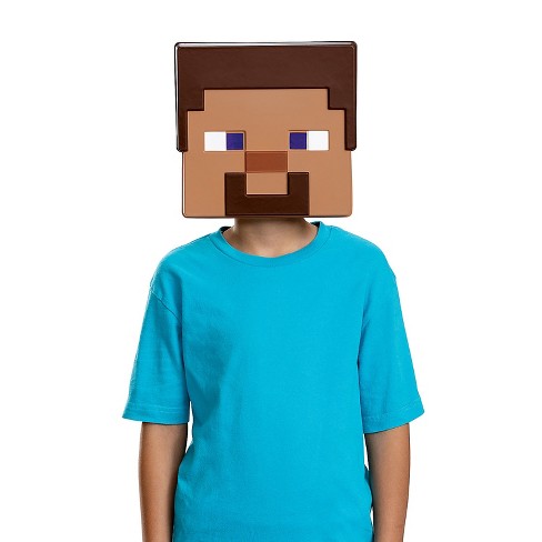Disguise Minecraft Steve 3d Paper Costume Mask - Brown : Target
