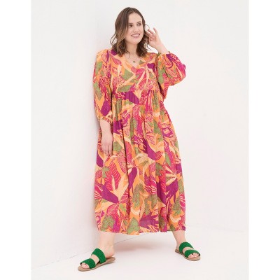 Plus Size Amy Med Geo Dress : Plus Size Amy Med Geo Dresschambray ...