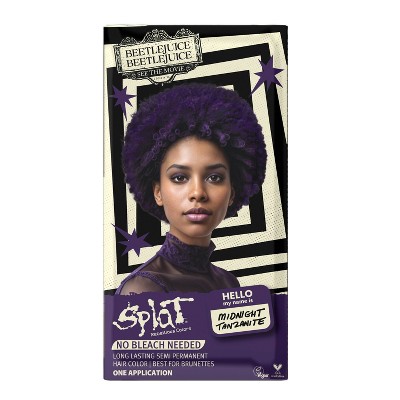 Splat Midnight Kit Semi Permanent Hair Color - Tanzanite - 6.75 Fl Oz ...