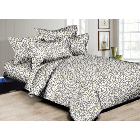 Better Bed Collection 300tc - Mixed Cheetah - 6pc Linen Set - Queen ...