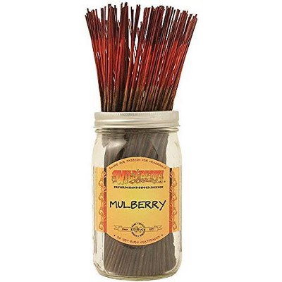 Wild Berry Mulberry Incense Sticks, 100 Count Hand-Dipped Aromatic ...