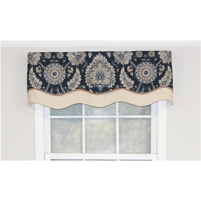 Kira Ruffle Provance 3" Rod Pocket Valance 50" X 16" Multicolor By Rlf ...