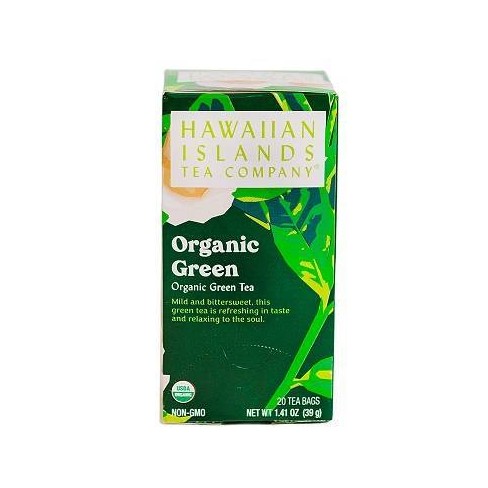 Hawaiian Island Tea Company Organic Green Tea - 20ct : Target