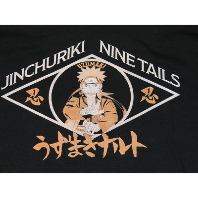 Shinobi Uzumaki With Kanji Men's Black Hoodie-xs : Target
