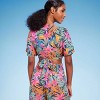 Women's Multiway Wrap Cover Up Top - Shade & Shore™ Multi Tropical ...
