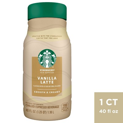 Starbucks Vanilla Latte Iced Espresso - 40 Fl Oz : Target