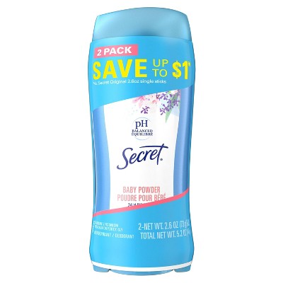 Secret Powder Fresh Invisible Solid Antiperspirant & Deodorant - 2.6oz ...
