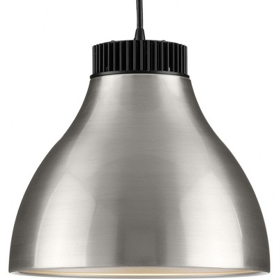 Progress Lighting Radian 1-light Led Dome Pendant, Brushed Nickel/satin ...